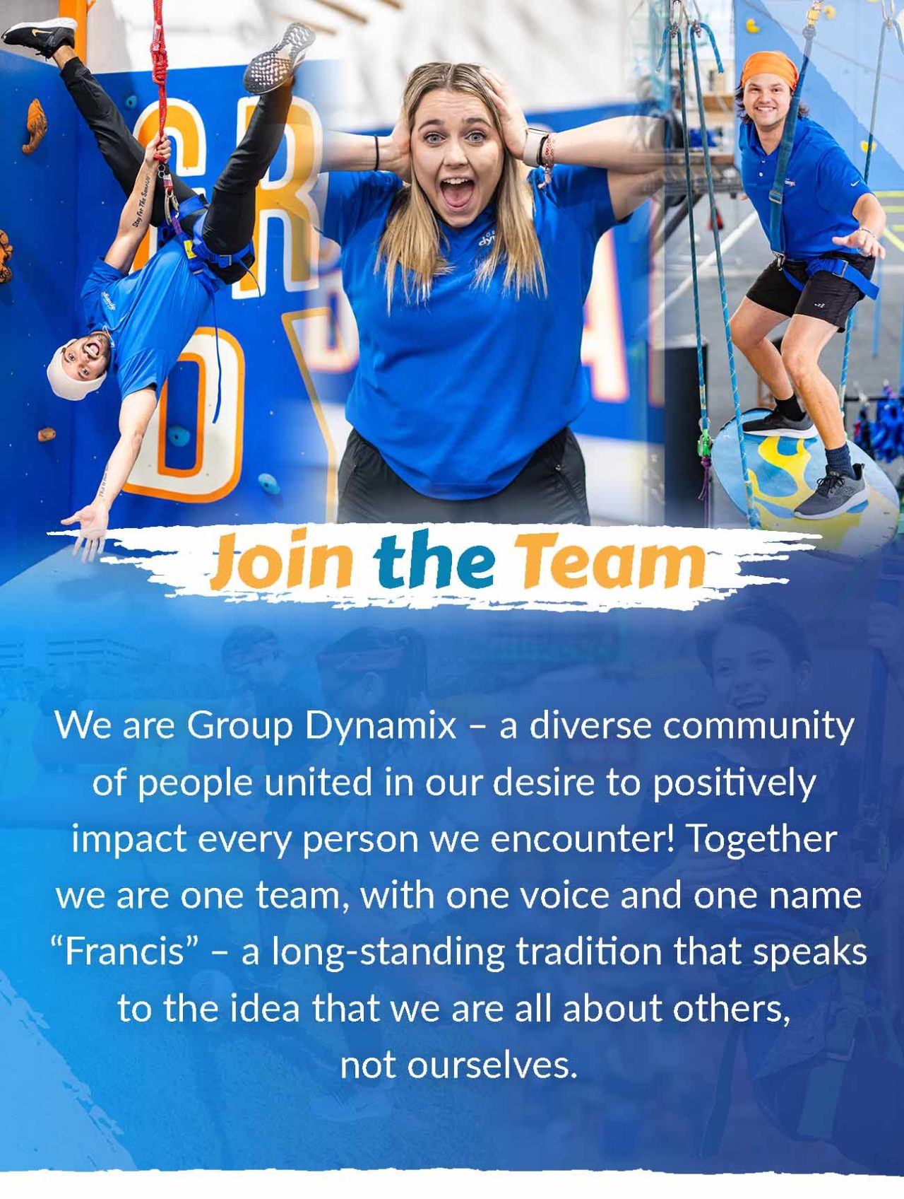 Team Building Employment Opportunities | Group Dynamix