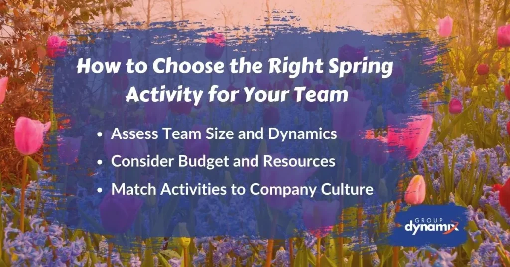 Boost Morale With 30 Spring Team Building Ideas | Group Dynamix